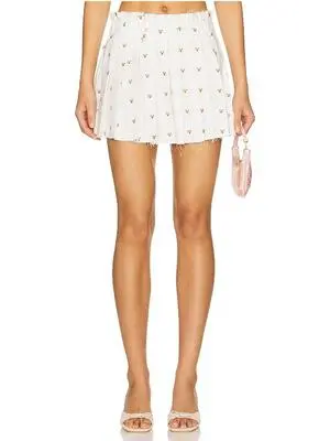 MILKWHITE Mini Skirt - White