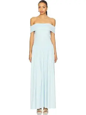 MORE TO COME Brielle Maxi Dress - Baby Blue