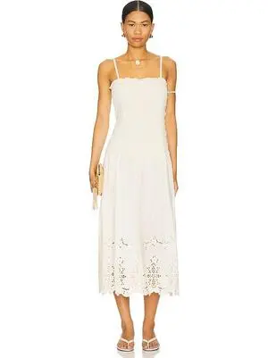 Free People Daphne Midi Dress - Ivory