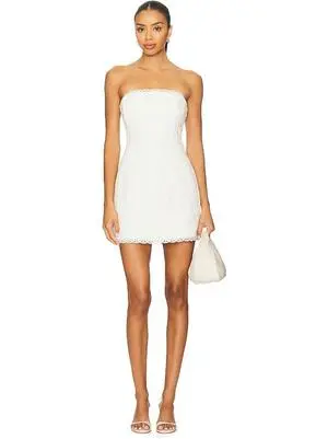Cami Nyc Yareli Crochet Strapless Dress - Macadamia