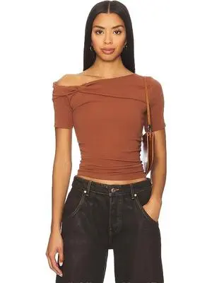 Astr The Label Saylah Top - Brown