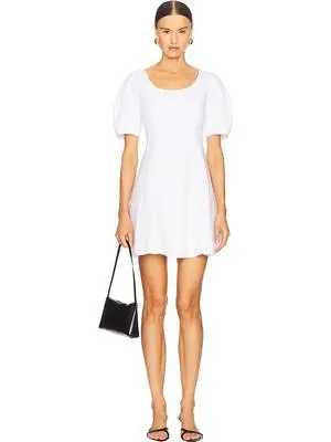 Theory Puff Sleeve Dress - White