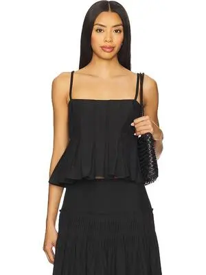 Theory Hi Low Cami Top - Black