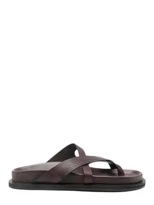 A.emery Claude Flat Sandals - Red