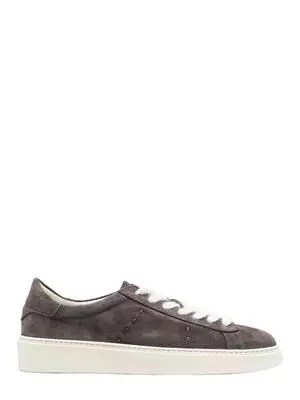 Eleventy Suede Lace-up Sneakers - Purple