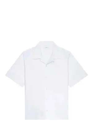 Givenchy Revere-collar Short-sleeve Shirt - White