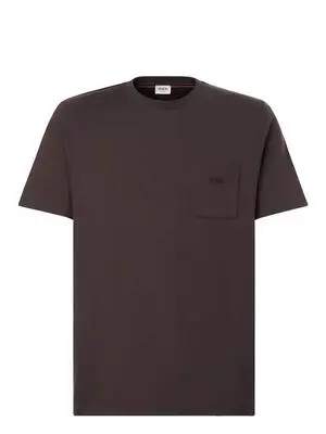 TOD'S Logo Cotton Jersey T-shirt - Grey