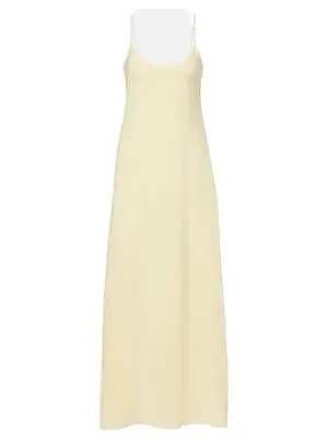 LESET Ari Crêpe Maxi Dress - Yellow