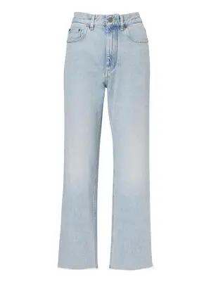 Valentino Garavani Mid-rise Flared Jeans - Blue