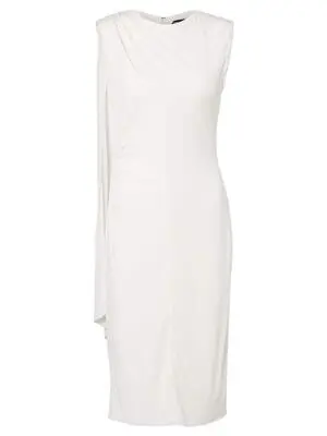 TOM FORD Cutout Crepe Jersey Midi Dress - White