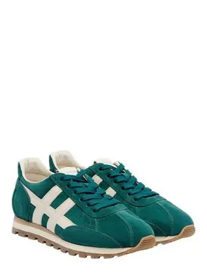 Hogan H671 Suede Sneakers - Green