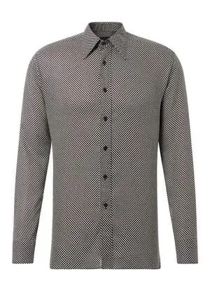 TOM FORD Polka-dot Printed Shirt - Black