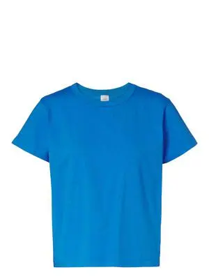 LESET Margo Cotton Jersey T-Shirt Blue