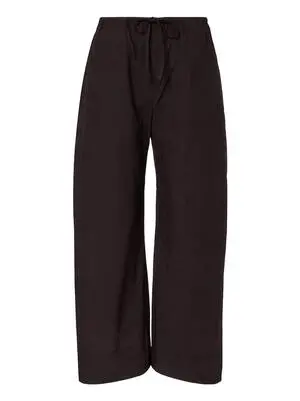 LESET Kyoto Wide-Leg Cotton Pants