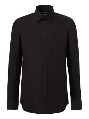 Dolce & Gabbana Cotton Poplin Shirt - Black