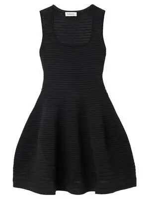 Simkhai Lottie Ribbed Mini Dress - Black