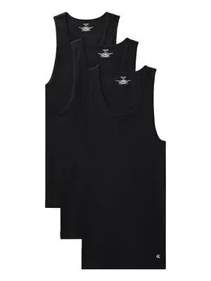 Calvin Klein Cotton Classics 3-pack Tank Top - Black