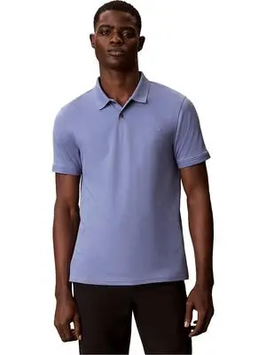 Calvin Klein Liquid Touch Polo Shirt - Dusty Sailor Blue