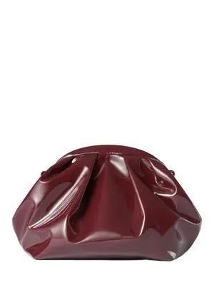 Lafayette 148 New York Patent Nappa Leather Pochette - Russet