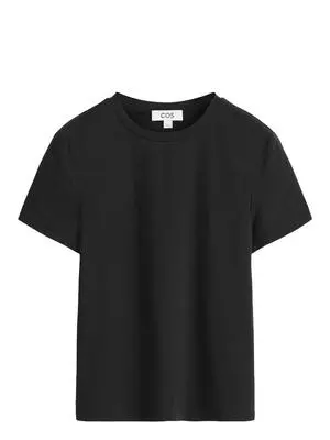 Cos Shrunken T-shirt - Black