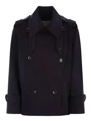 Max Mara Double-breasted Trench Coat - Blue