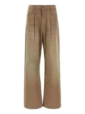 R13 Damon Pleated Jeans - Neutrals