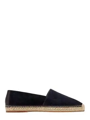 Brunello Cucinelli Suede Espadrille Loafers - Blue