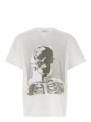 Alexander McQueen Skeleton Printed T-shirt - White