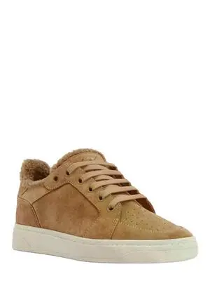 GIUSEPPE ZANOTTI Lined Suede Low-top Sneakers - Brown
