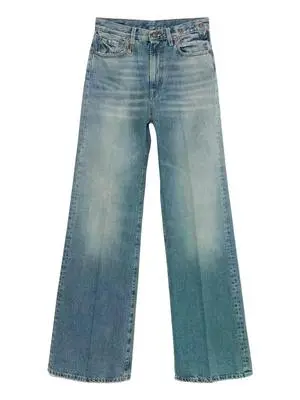 R13 Embroidered-pocket Jeans - Blue