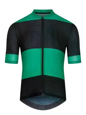 Cafe Du Cycliste Striped Cycling Vest - Black