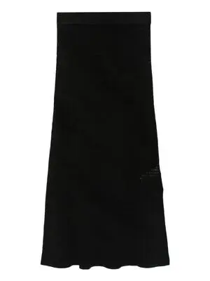 Victoria Beckham A-line Skirt - Black