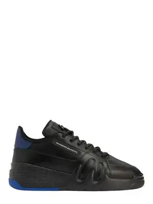 GIUSEPPE ZANOTTI Talon Leather Low-top Sneakers - Black
