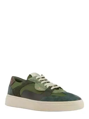 GIUSEPPE ZANOTTI Panelled Low-top Sneakers - Green