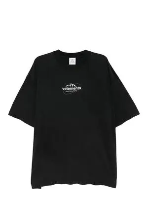 Vetements Logo-print T-shirt - Black