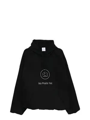 Vetements Graphic-printed Hoodie - Black