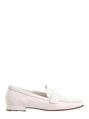 HOGL Perry Leather Loafers - White