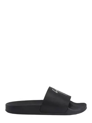 GIUSEPPE ZANOTTI Brett Signature-embellished Leather Sandals - Black
