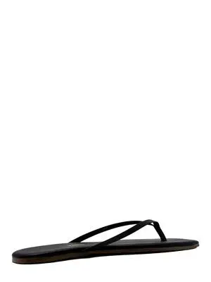 Tkees Lily Leather Flip-flops - Black