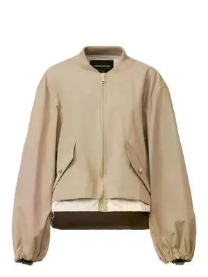 Fabiana Filippi Balloon-sleeve Cropped Jacket - Neutrals