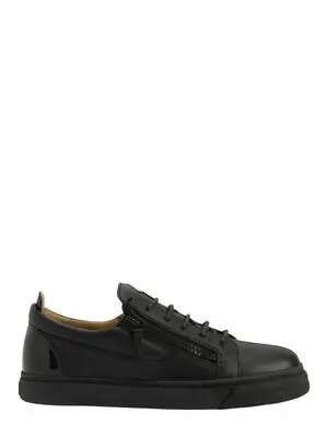 GIUSEPPE ZANOTTI Frankie Zip-detail Sneakers - Black