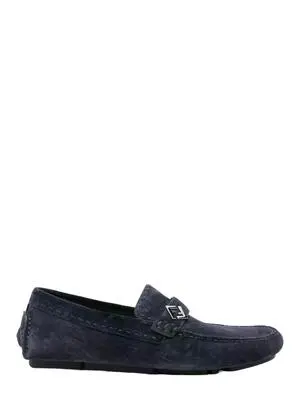 Fendi Leather Loafers - Blue