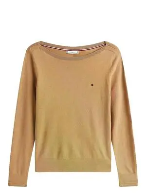 Tommy Hilfiger Cotton Sweater - Brown