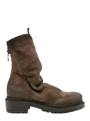 METISSE 40mm Slouch Calf-suede Boots - Brown
