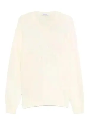 Givenchy Logo-embroidered Sweater - Neutrals