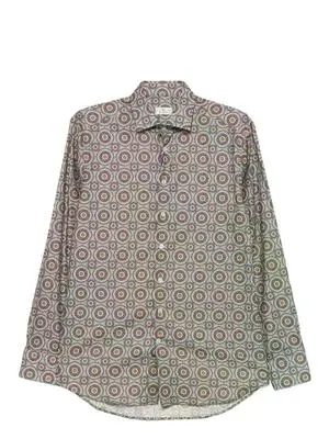 Etro Patterned Long-sleeve Shirt - Blue