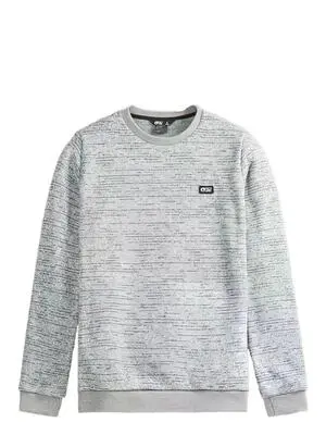 PICTURE ORGANIC CLOTHING Melange-effect Crew-neck Sweater - Grey
