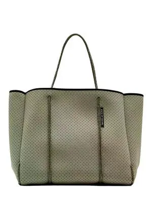 STATE OF ESCAPE Perforated Tote Bag - Green