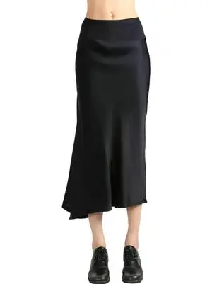 Rick Owens Asymmetric Skirt - Black