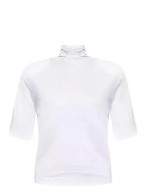 Jacquemus High-neck Top - White